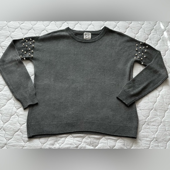 Hippie Rose | Sweaters | Hippie Rose Womensjuniors Gray Pearl Long ...